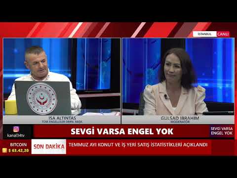 SEVGİ VARSA ENGEL YOK PROGAMININ KONUĞU TÜM ENGELLİLER DERNEĞİ BAŞKANI İSA ALTINTAŞ