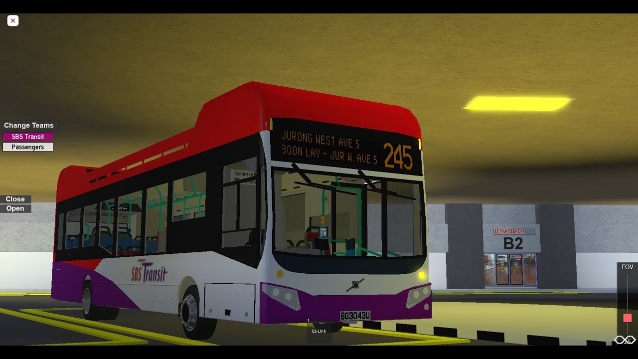 Singapore Bus Simulator V4 (Boon Lay District) | SG3043U - Volvo B5LH ...