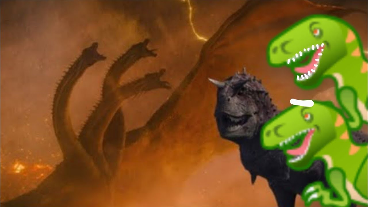 Ghidorah vs. Carnotaurus One Eye & Gorgon - YouTube