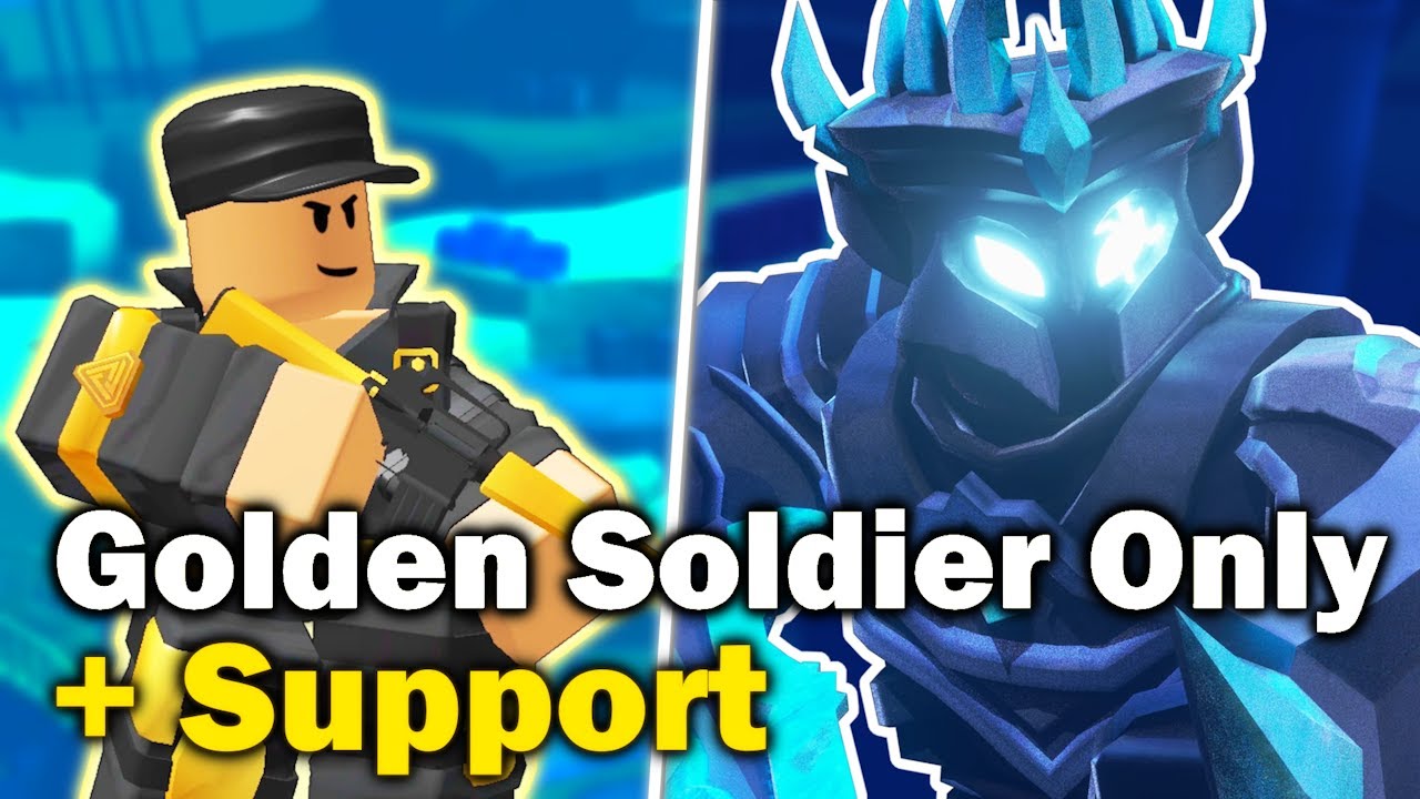 Can you solo Fallen Mode with only Golden Soldier and support? | Roblox ...