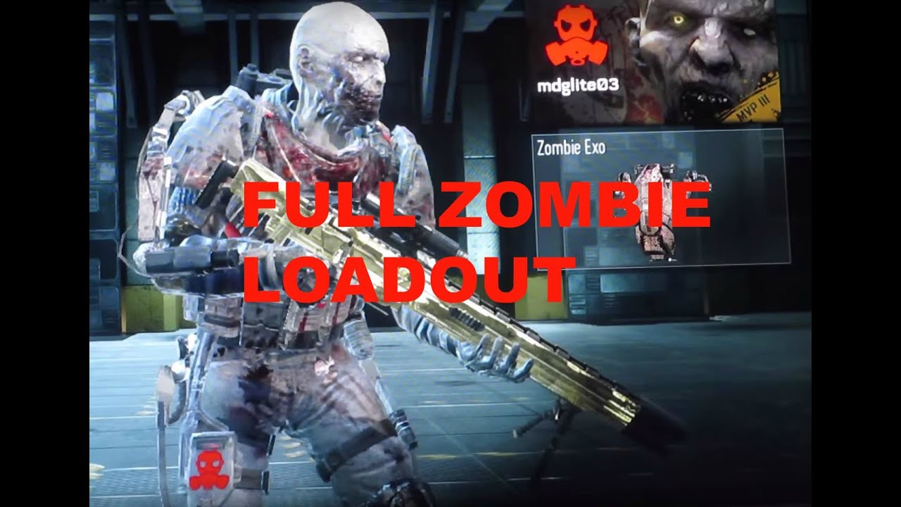 COD AW: How To Get The RARE Zombie Suit & Loadout w/Gameplay - YouTube