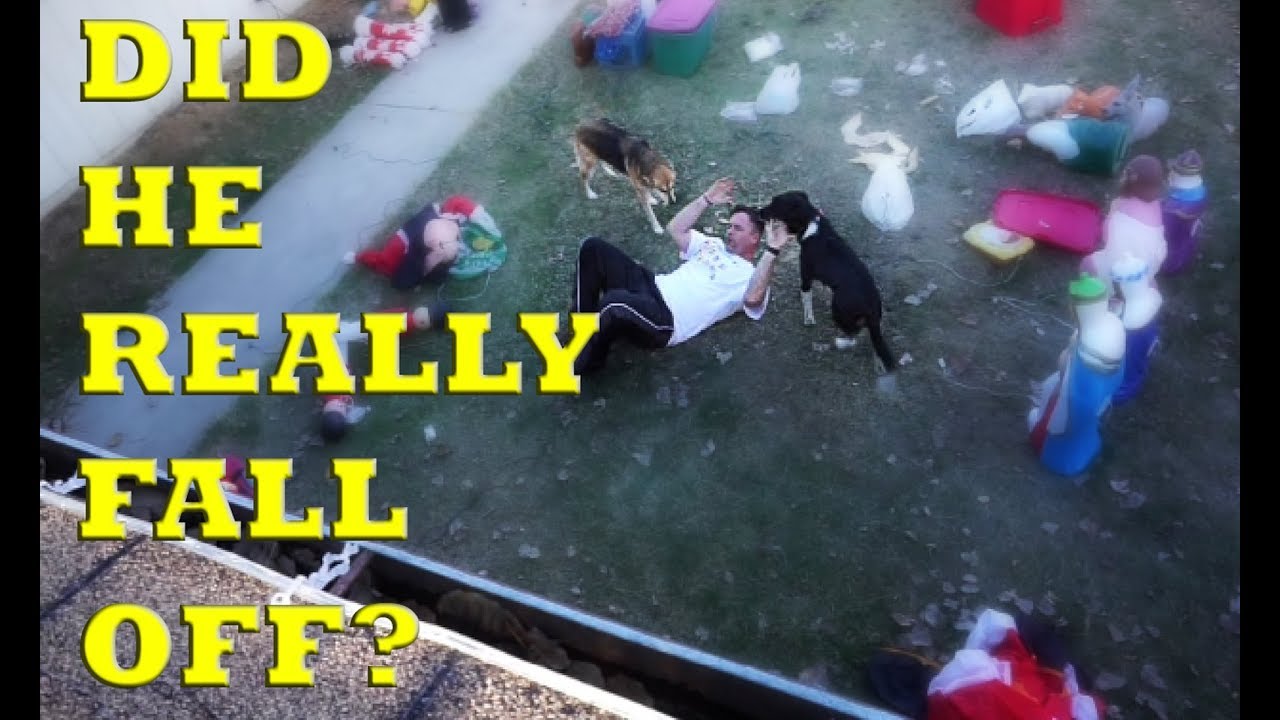 Did He really Fall Off roof?? - YouTube