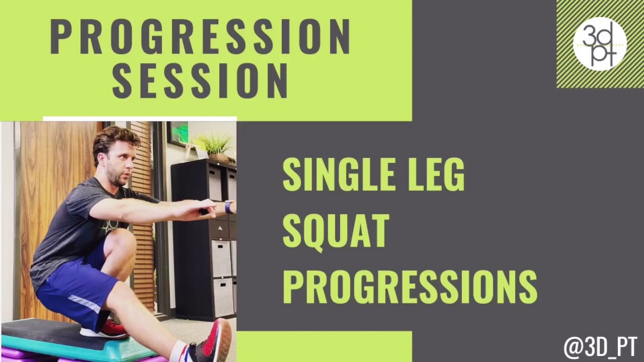 Progression Session: Single Leg Squat Progressions - YouTube