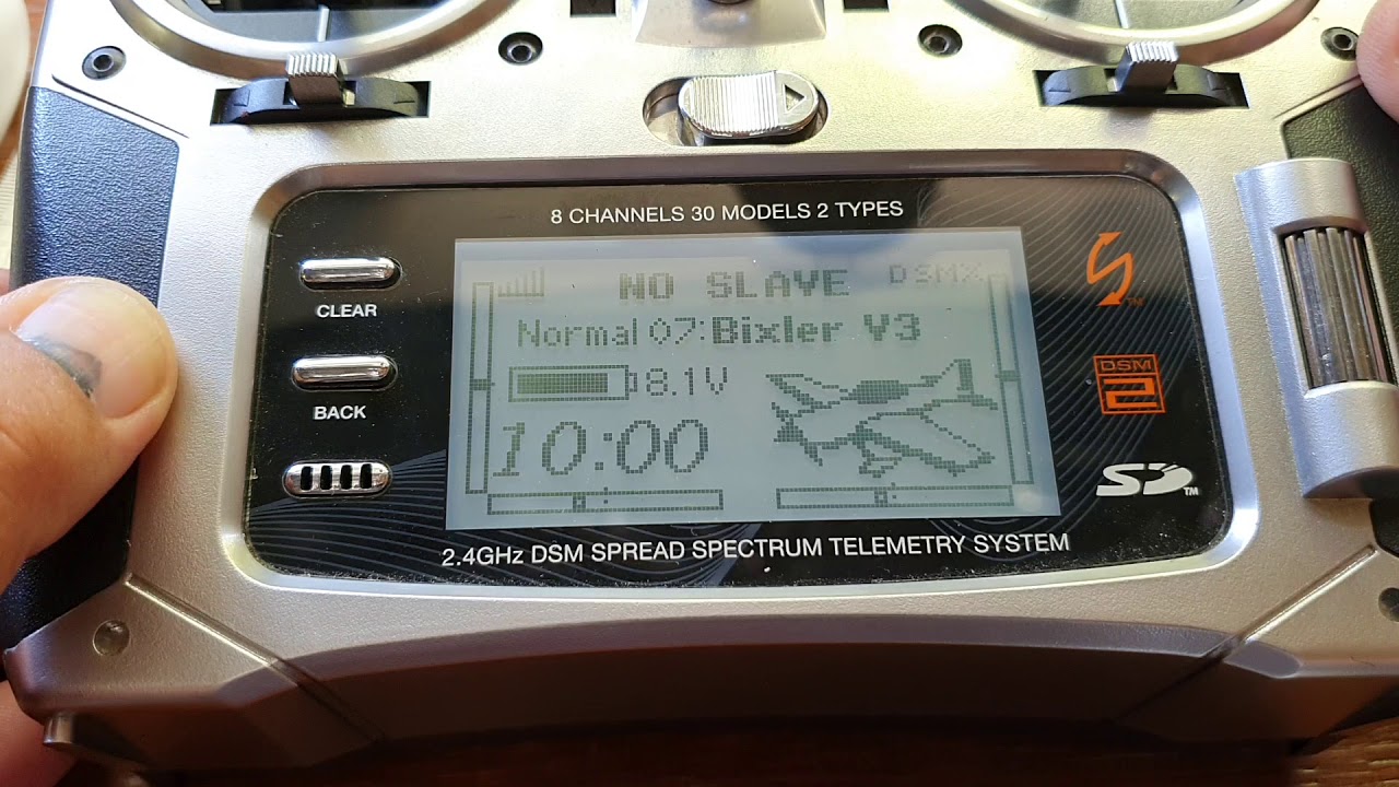 Spektrum DX8 Telemetry - YouTube