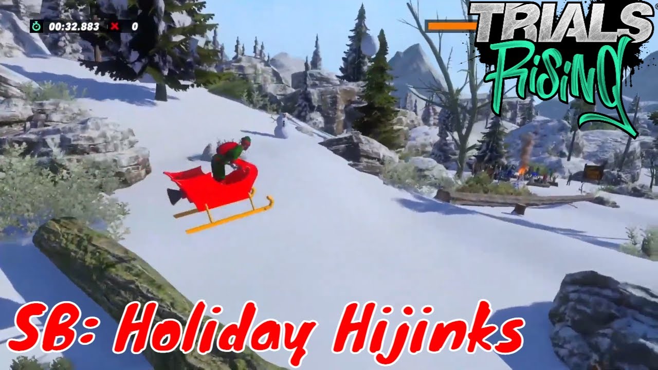 Trials Rising - SB: Holiday Hijinks - Custom Track - YouTube