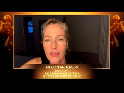 The Crown: Gillian Anderson Acceptance Speech | 2021 HCA TV Awards
