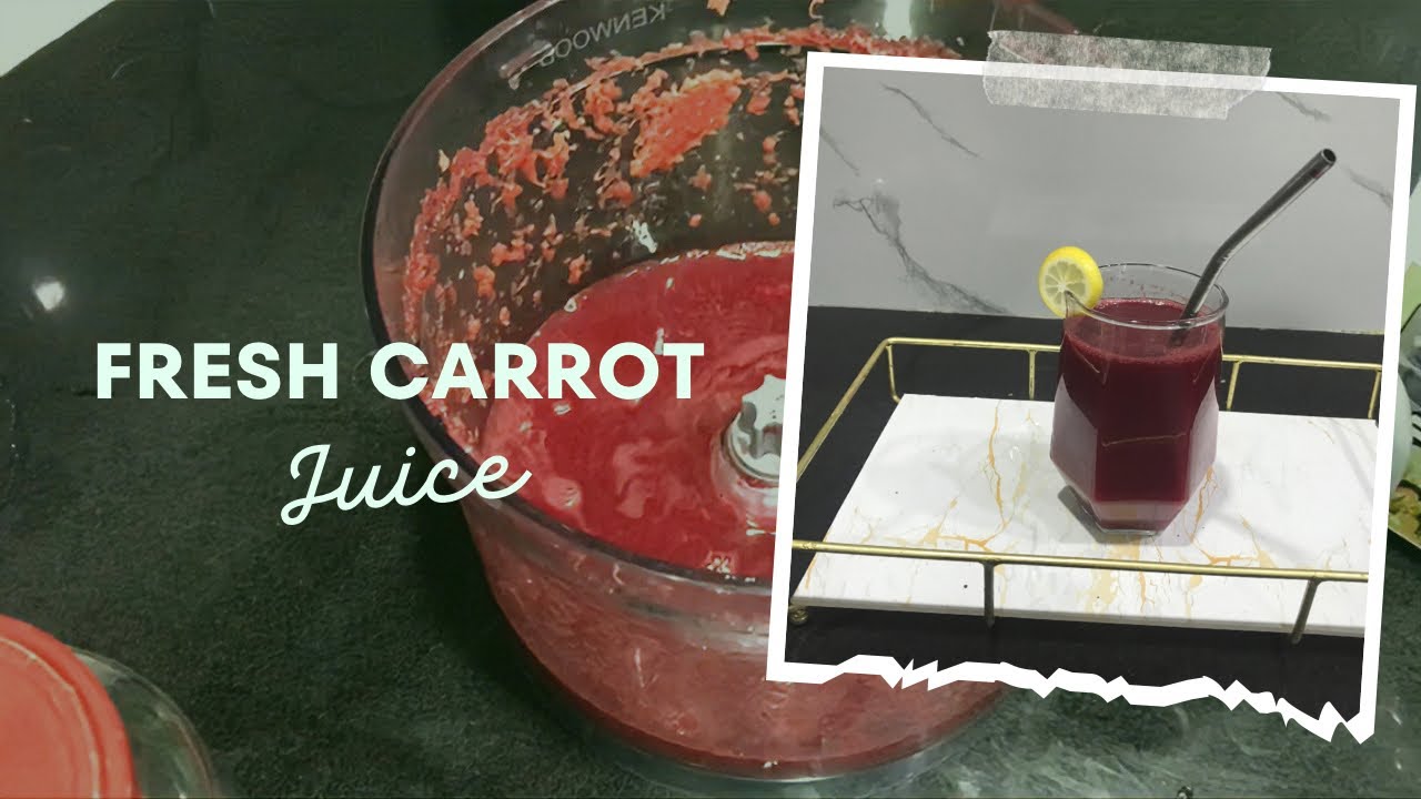 How To Make Fresh Juice | Kenwood Food Processor Review| - YouTube