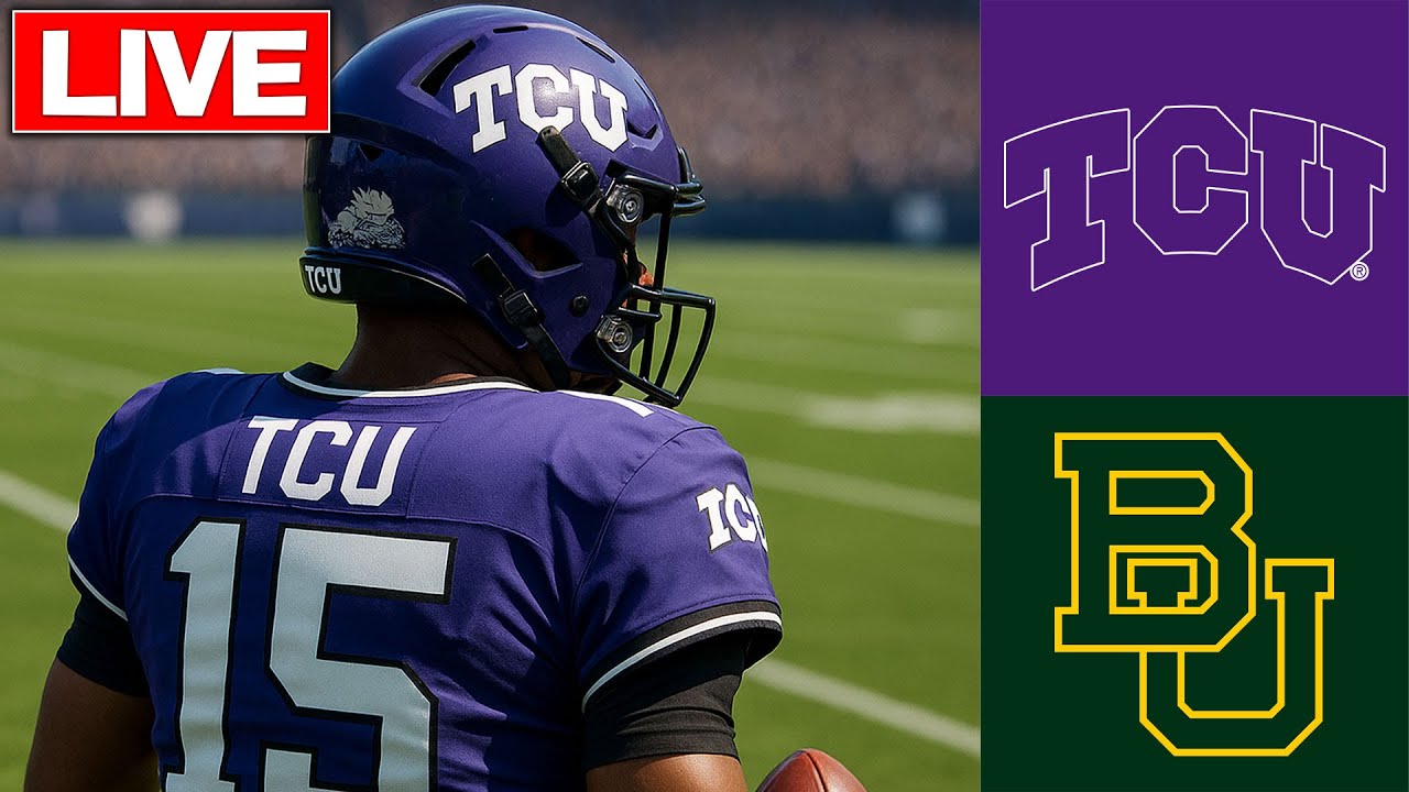 TCU Horned Frogs vs Baylor - NCAA Football 10/18/25 Full Game ...