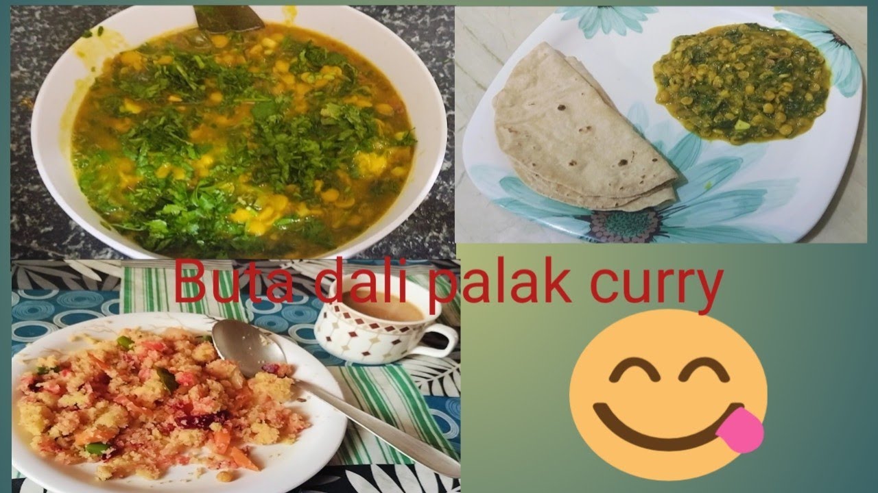 Buta dali palak recipe 🥘 ||Pujarinee Sahoo Odia Vlogs ️ - YouTube