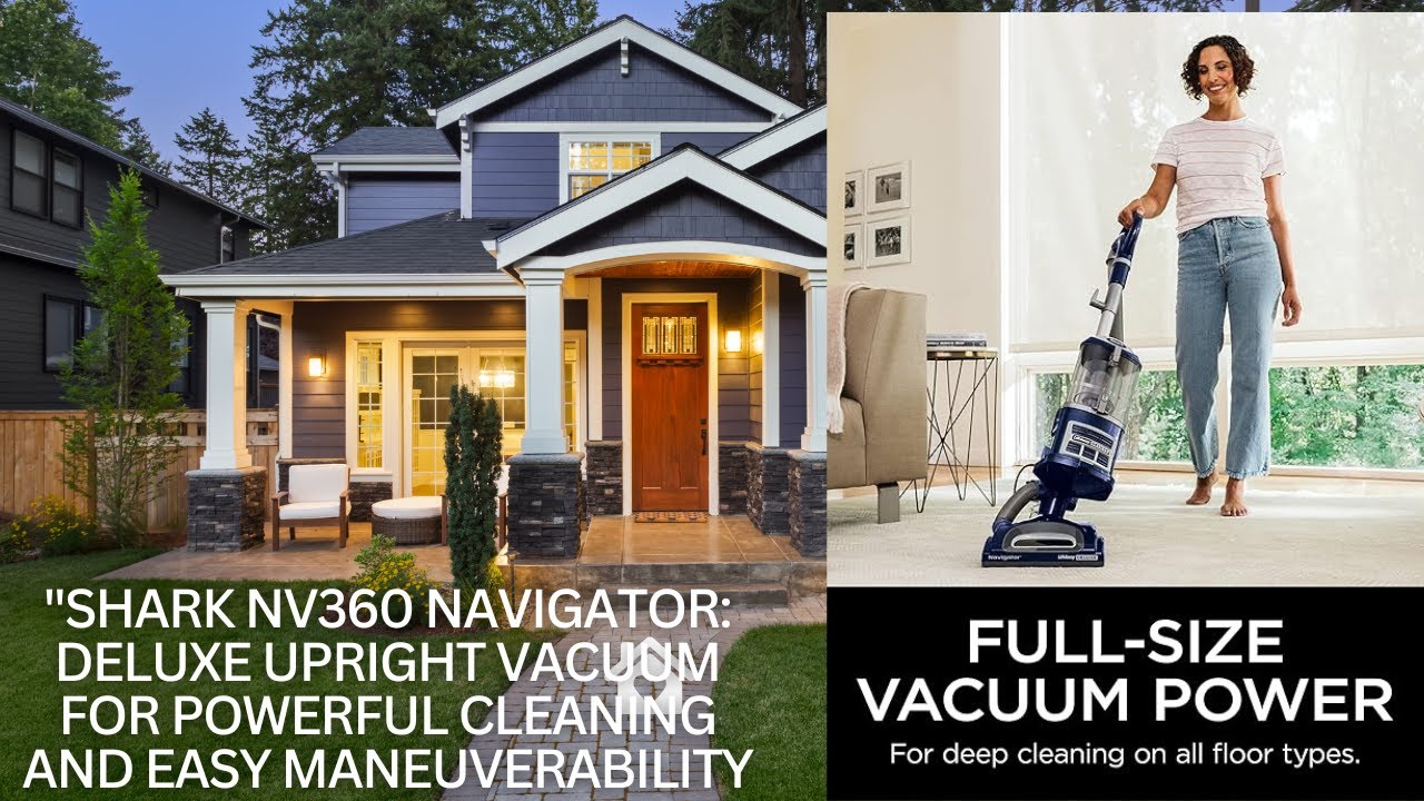 Shark NV360 Navigator: Deluxe Upright Vacuum for Powerful Cleaning and ...