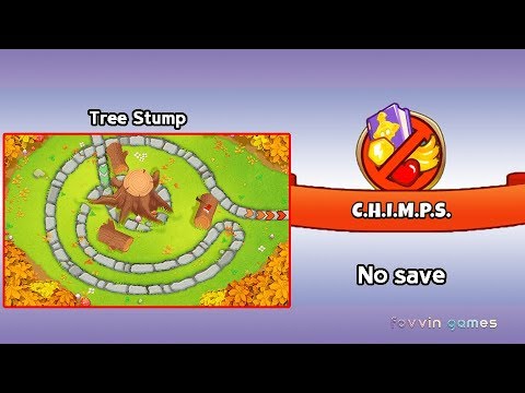 [BTD6] 나무그루터기 CHIMPS 모드 (tree stump CHIMPS) - YouTube