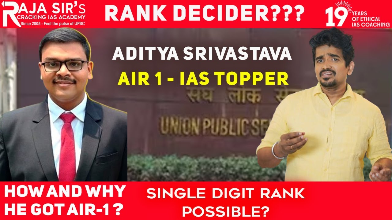 ADITYA SRIVASTAVA, AIR 01- Secrets??? | IAS 2023 Topper | UPSC CSE ...