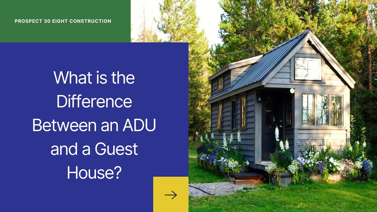 What is the Difference Between an ADU and a Guest House? - YouTube