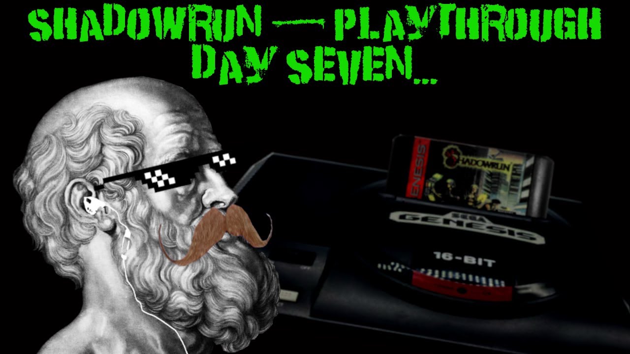 Shadowrun (Genesis) Playthrough Part 7 - Better Weapons & Armor, Less ...