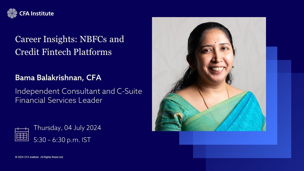 Career Insights: NBFCs and Credit Fintech Platforms | Bama Balakrishnan ...