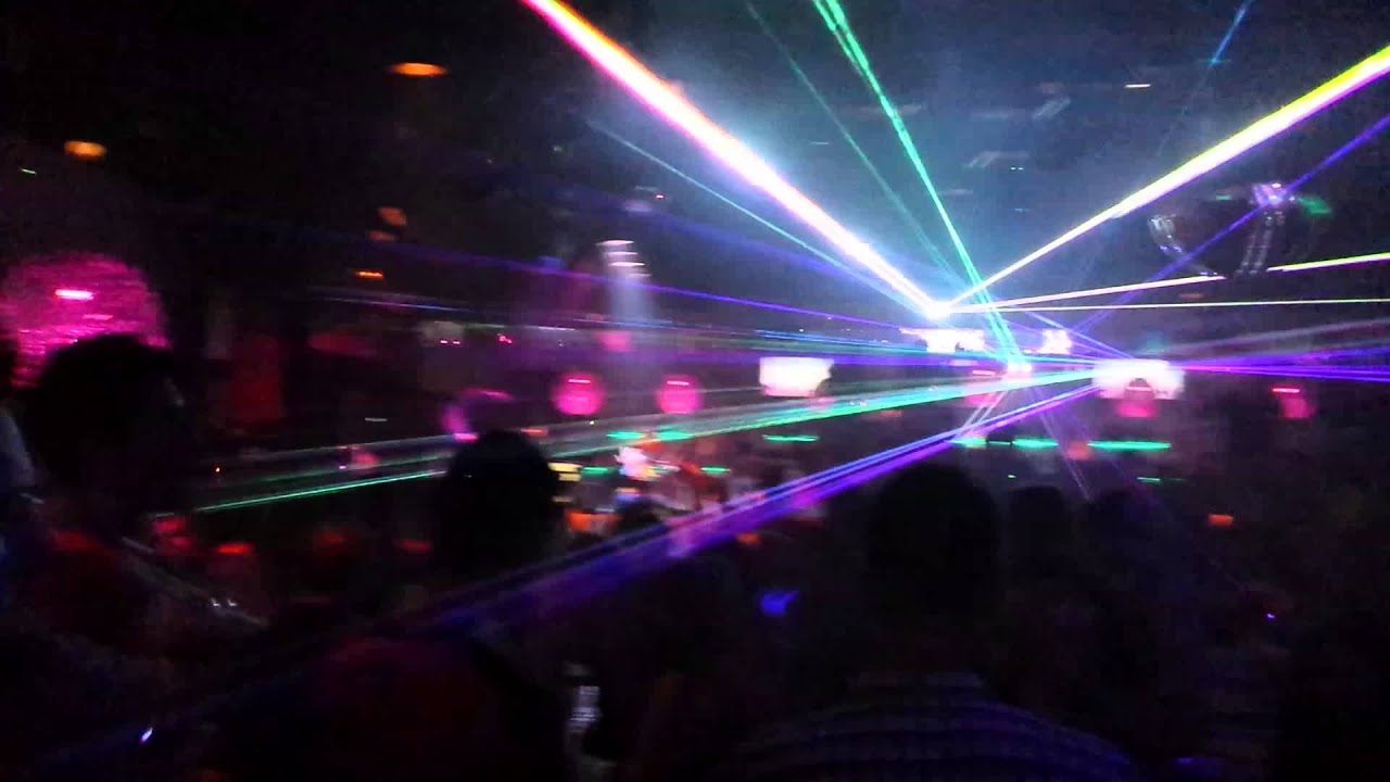 Laser show @Moef Gaga Disco, lounge & terrace - YouTube