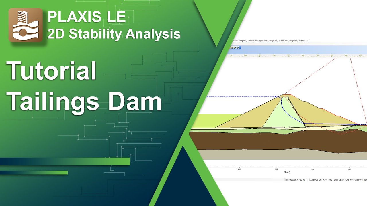 Tutorial: Tailings dam - 2D Slope Stability with PLAXIS LE (12/14 ...