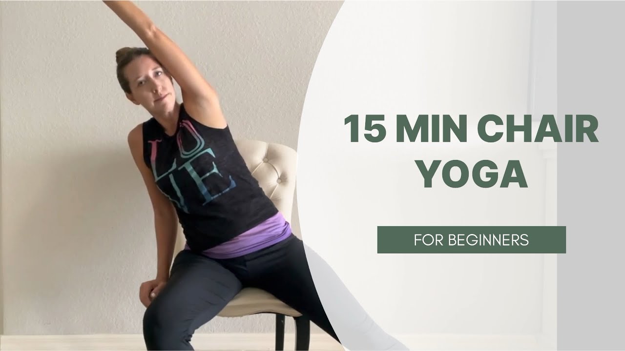15 minute chair yoga - YouTube