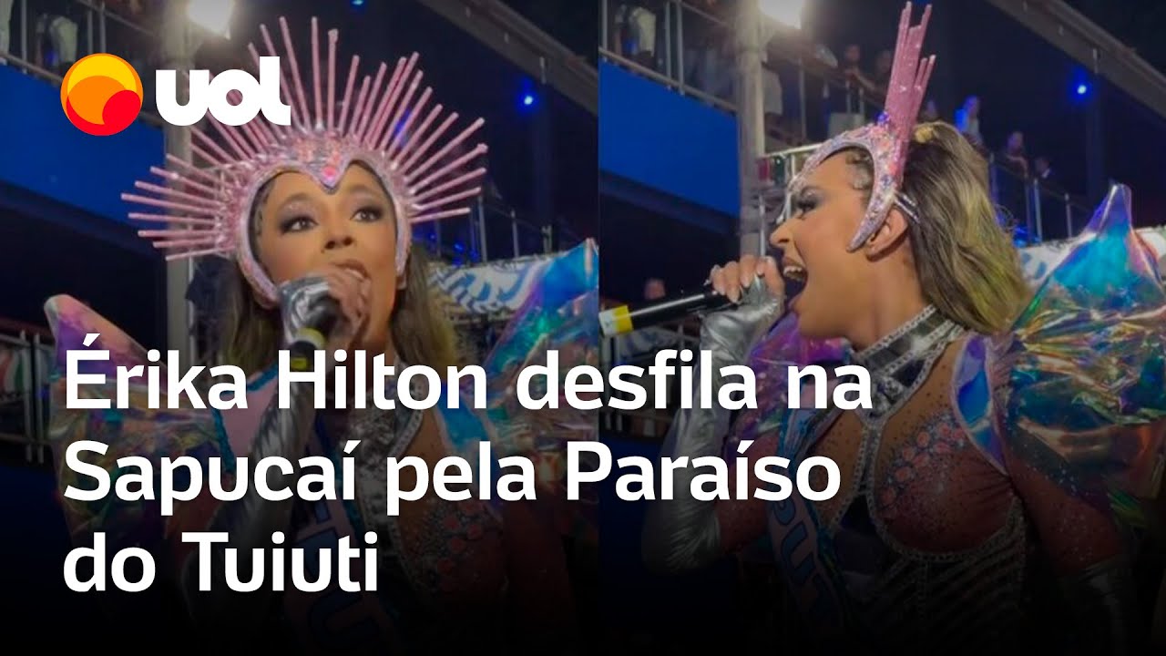 Érika Hilton desfila na Sapucaí em homenagem a Xica Manicongo, primeira ...