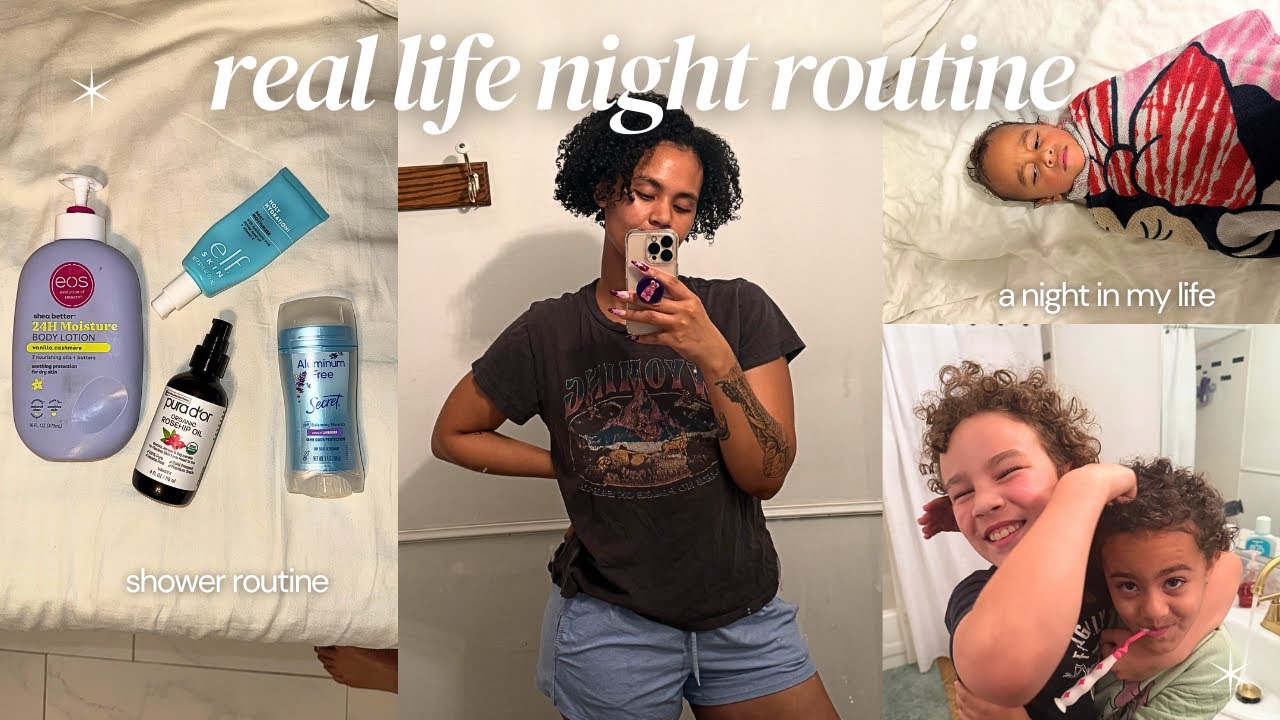 a REALISTIC night routine - no filter, just real life ! - YouTube
