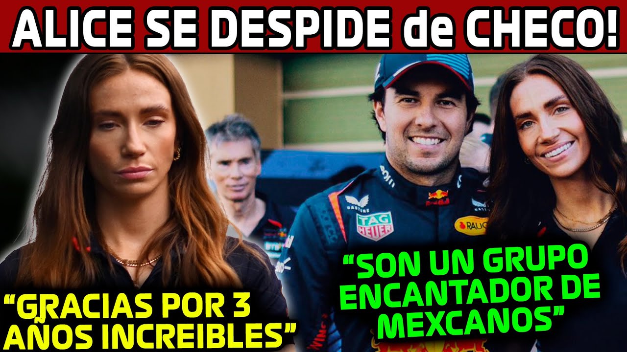 ALICE HEDWORTH SE DESPIDE de CHECO!! "LOS VOY A EXTRAÑAR, SON UN GRUPO ...