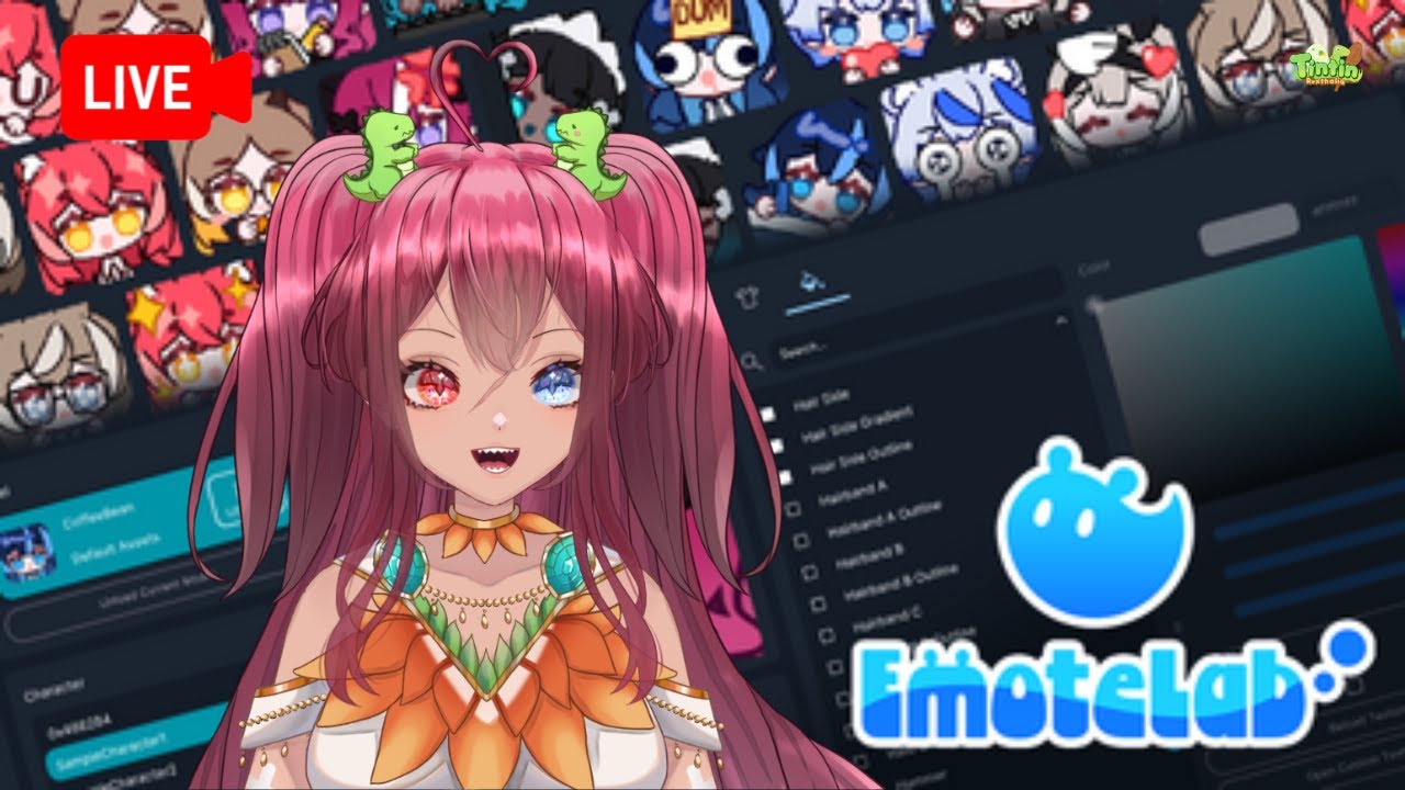 【🔴LIVE | MEMBERSHIP】BIKININ TINREX EMOTE LAB !! | VTUBER ID - YouTube