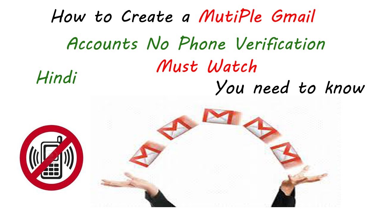 how To Create Multiple Gmail Accounts Without Phone Verification YouTube how To Create Multiple Gmail Accounts Without Phone Verification YouTube