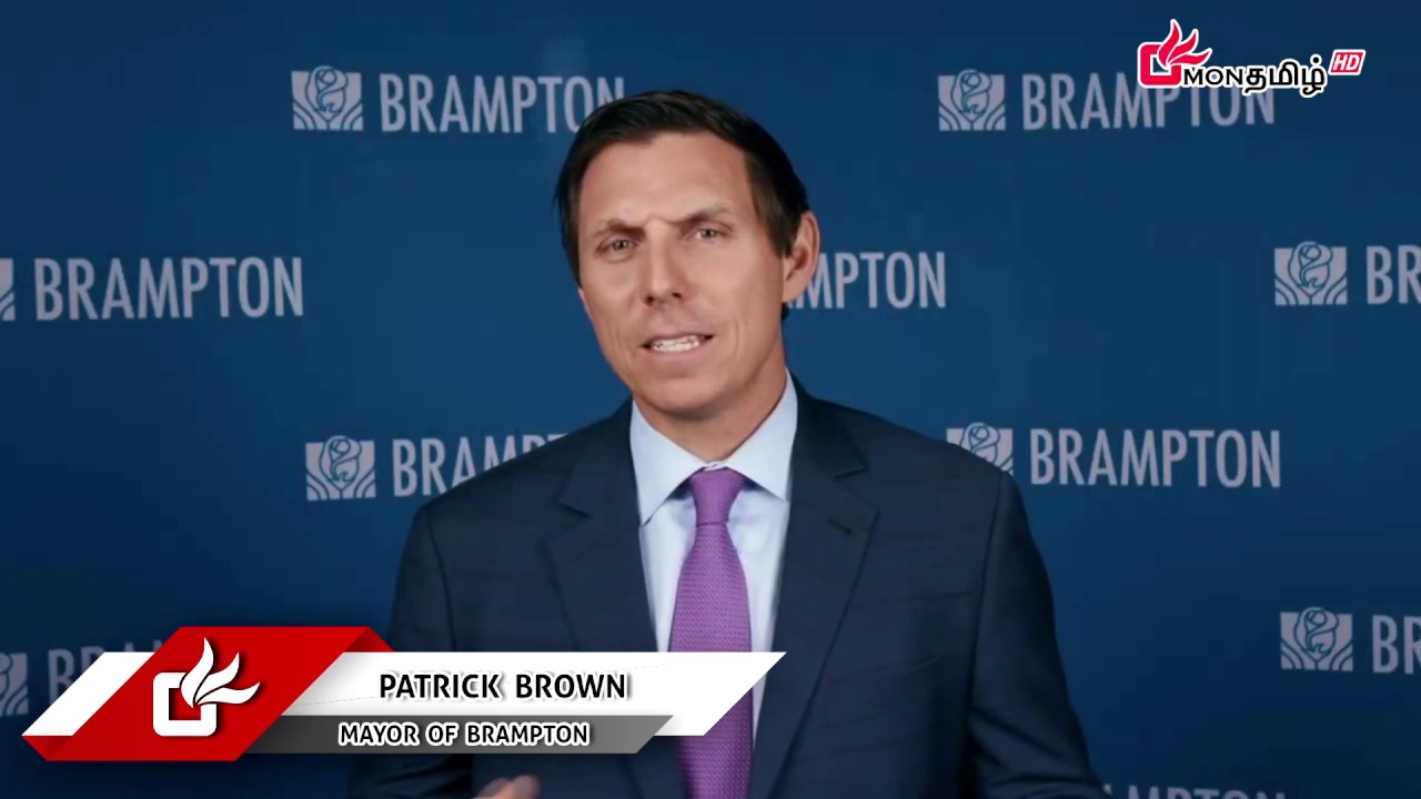 Patrick Brown, Mayor of Brampton Message Tamil Genocide Remembrance Day ...