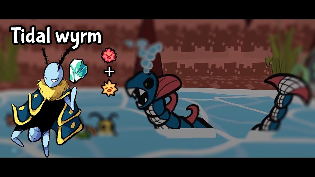 Bug fables: Tidal Wyrm bossfight (hard mode + hard hits) - YouTube