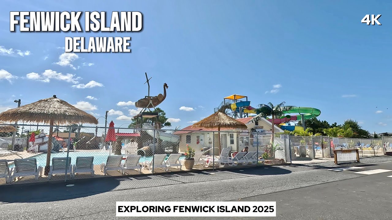 4K WALK | Fenwick Island walking tour | Relaxing Beach Walk & Fun ...
