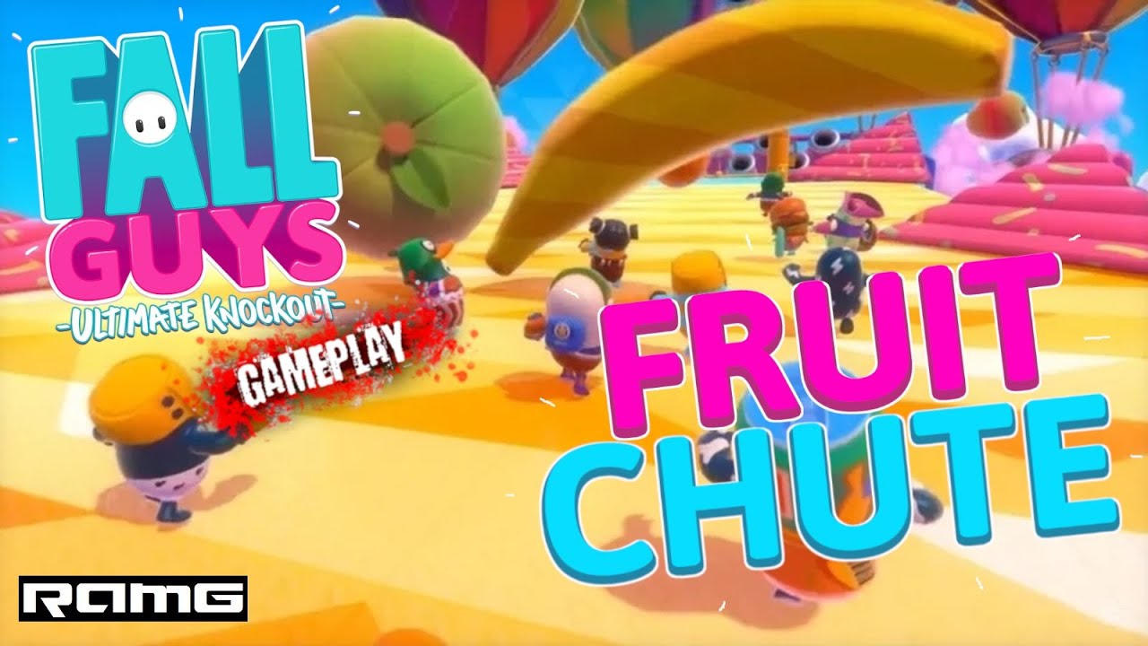 Fall Guys: Ultimate Knockout | Fruit Chute | HD | 60 FPS | Crazy ...