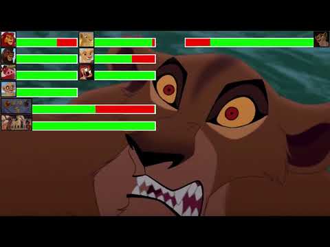 The Lion King 2: Simba's Pride [1998] - Final Battle with Healthbars (Part 3/3)