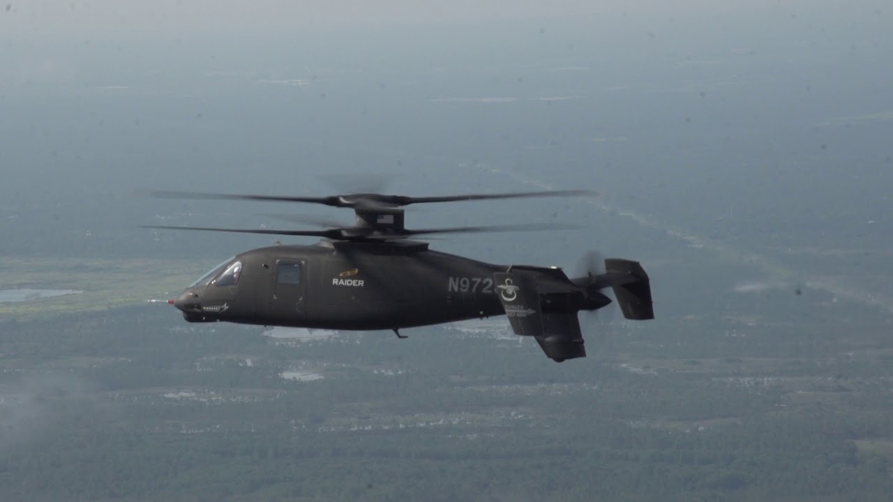 Sikorsky S-97 Raider Flight - YouTube