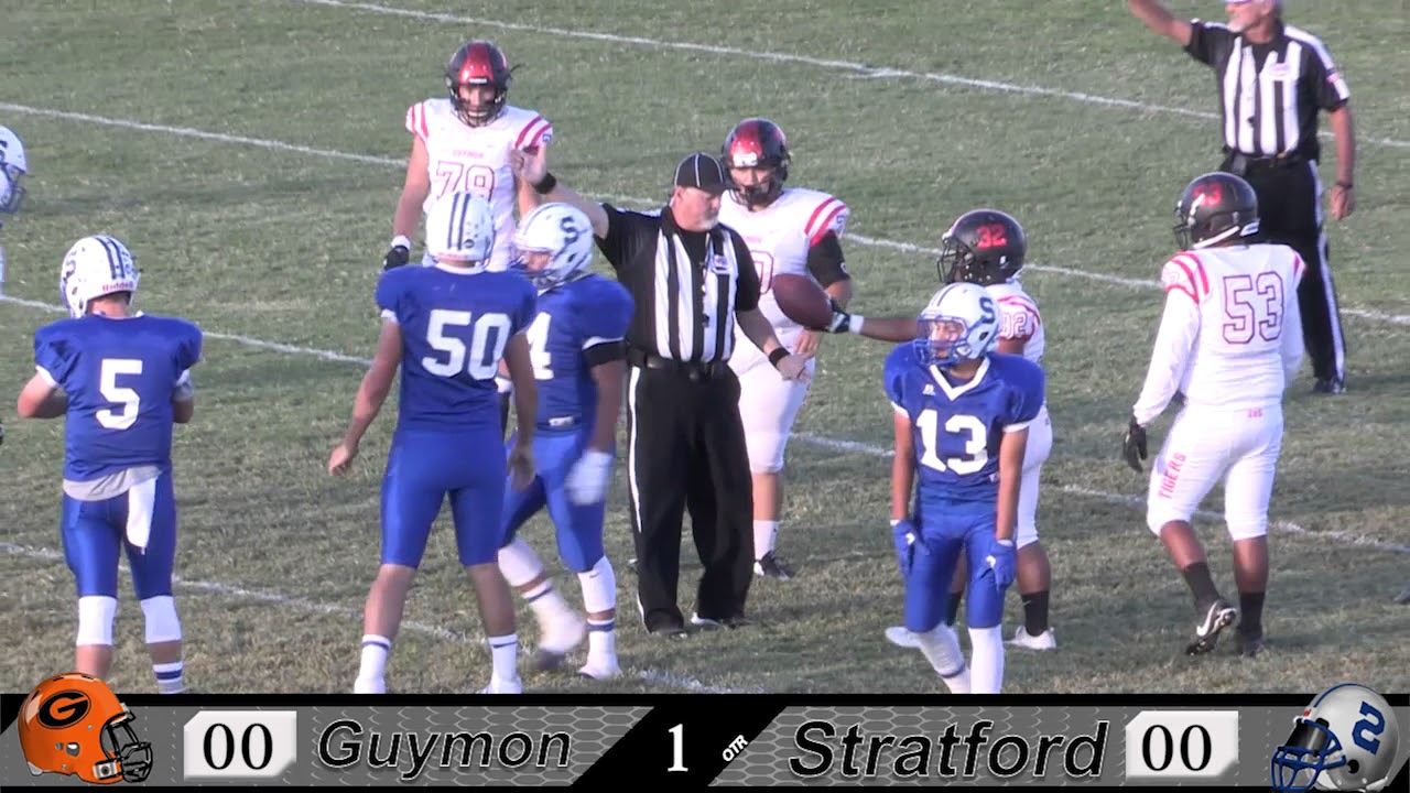 PTCI Football Guymon vs Stratford 9-15-17 - YouTube