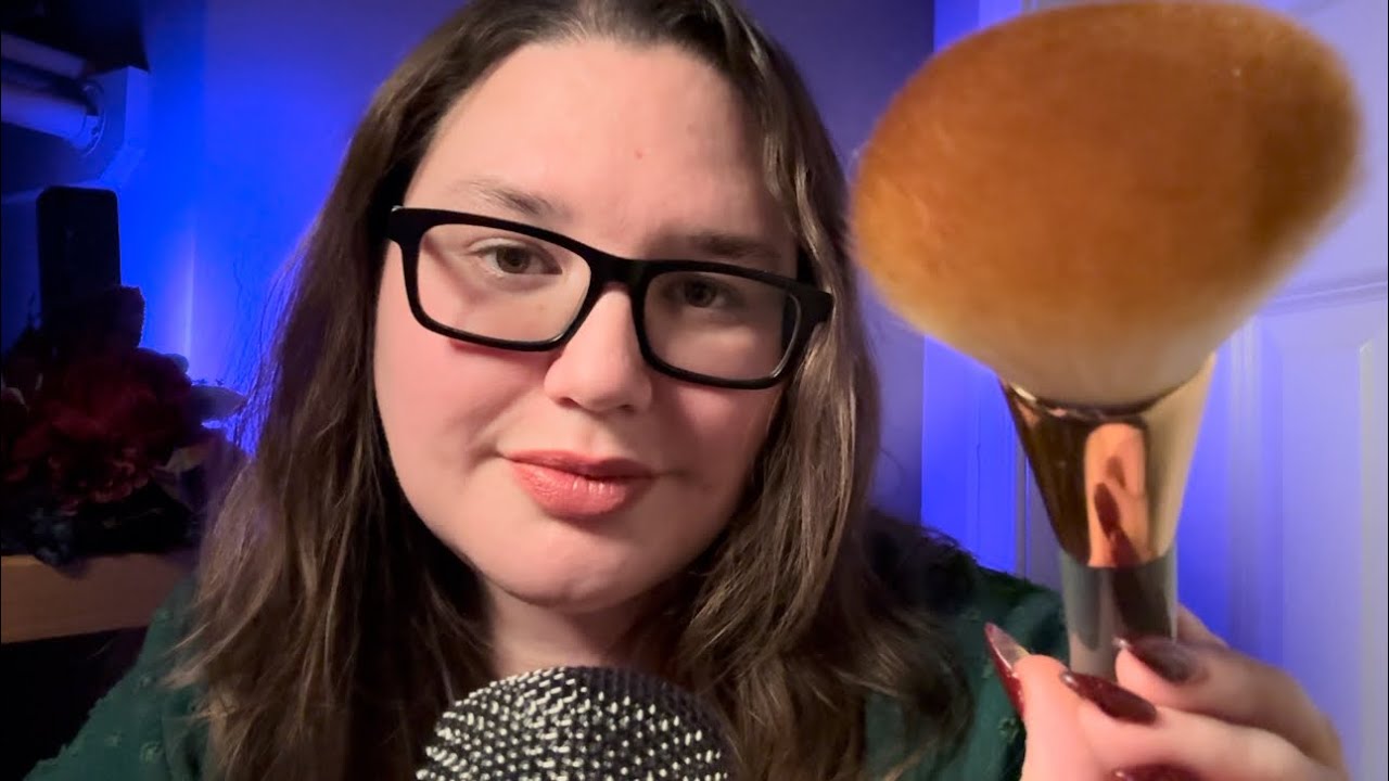 ASMR || Inaudible Whisper with Camera Brushing Visuals - YouTube