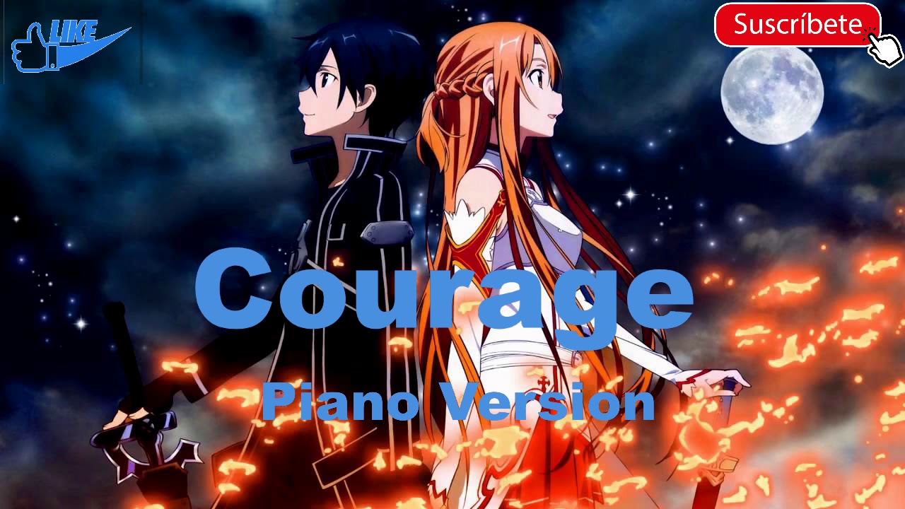 SAO - Courage - Piano version - YouTube