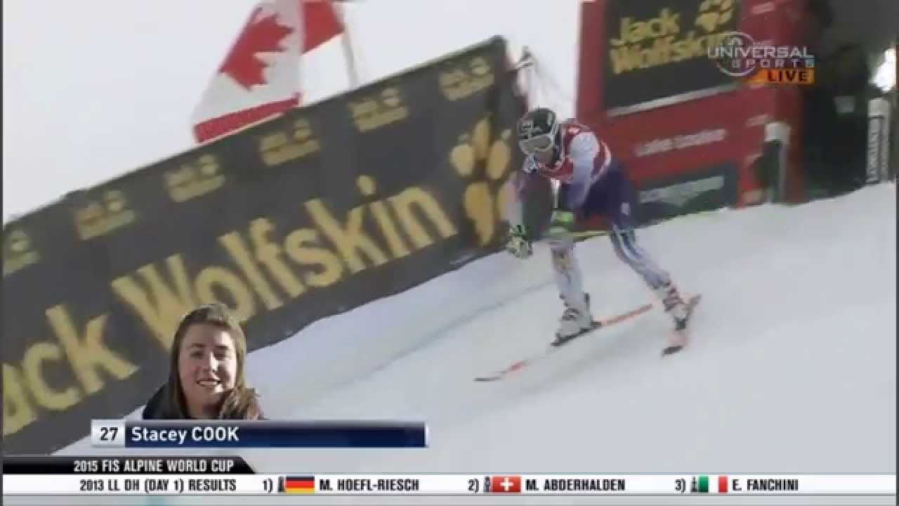 Stacey Cook - 9th - Lake Louise Downhill - U.S. Ski Team - YouTube
