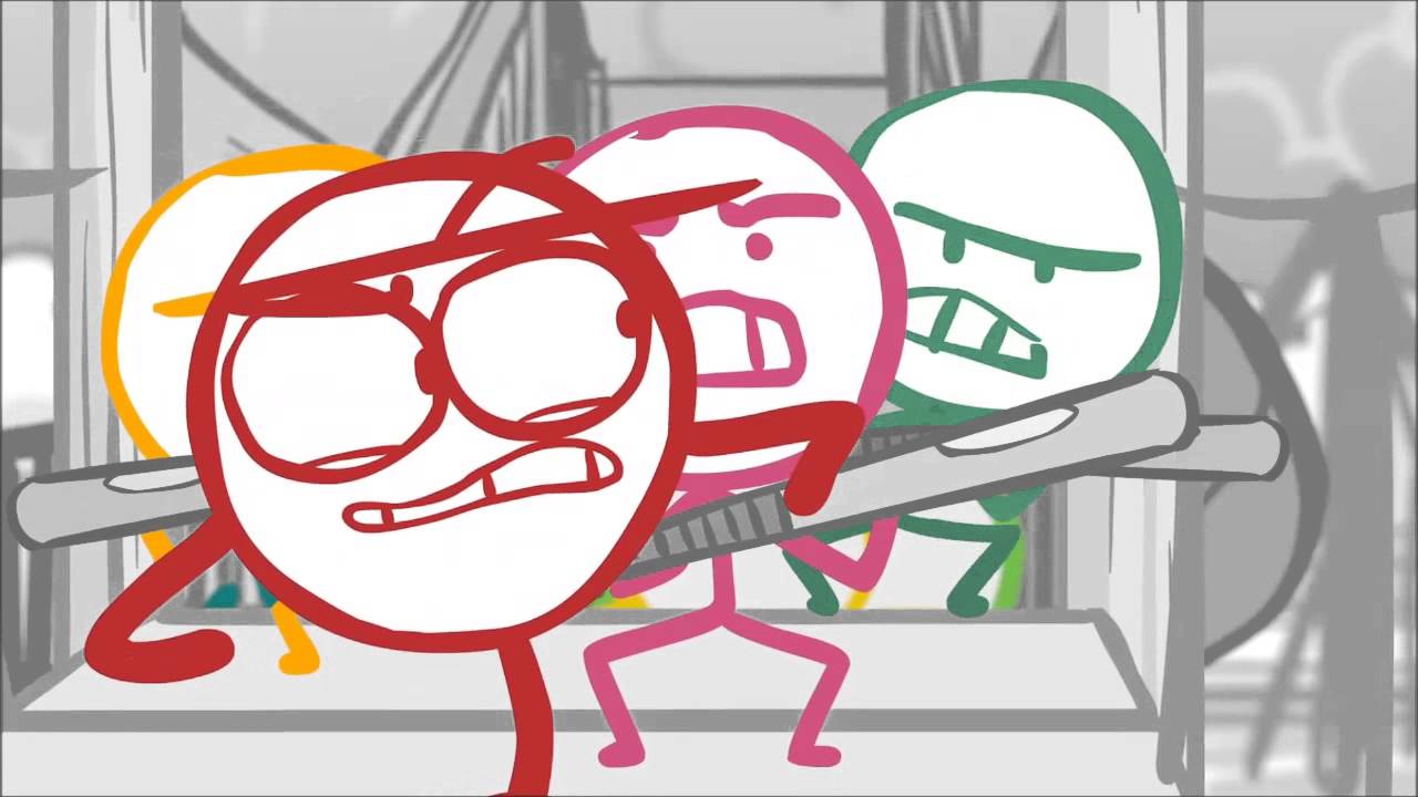 Dick Figures The Movie- First Fight MUSIC - YouTube