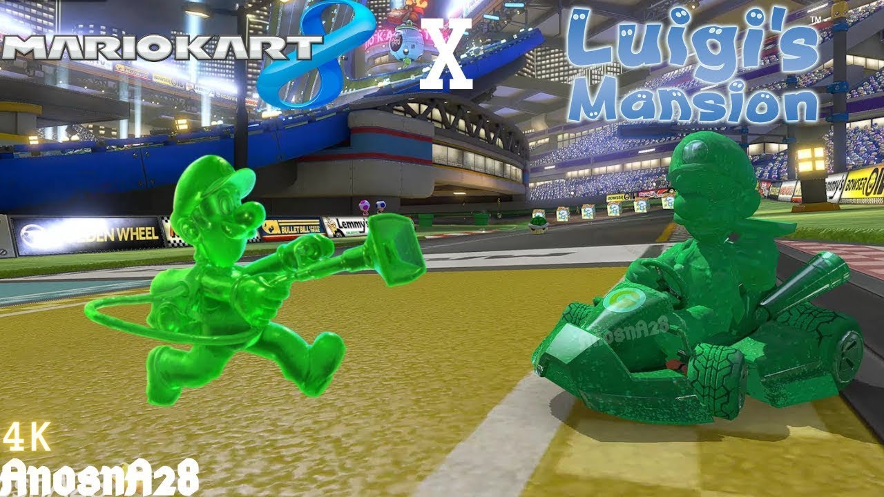Mario kart 8: Gooigi From Luigi's Mansion [4K] - YouTube