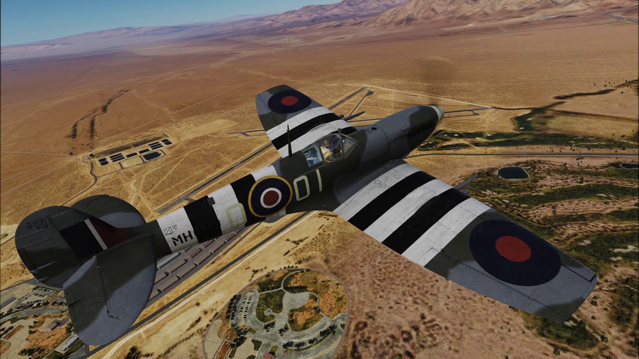 DCS SPITFIRE Mk IX CW - HooverDam/Las Vegas fun in VR via the Rift-S ...