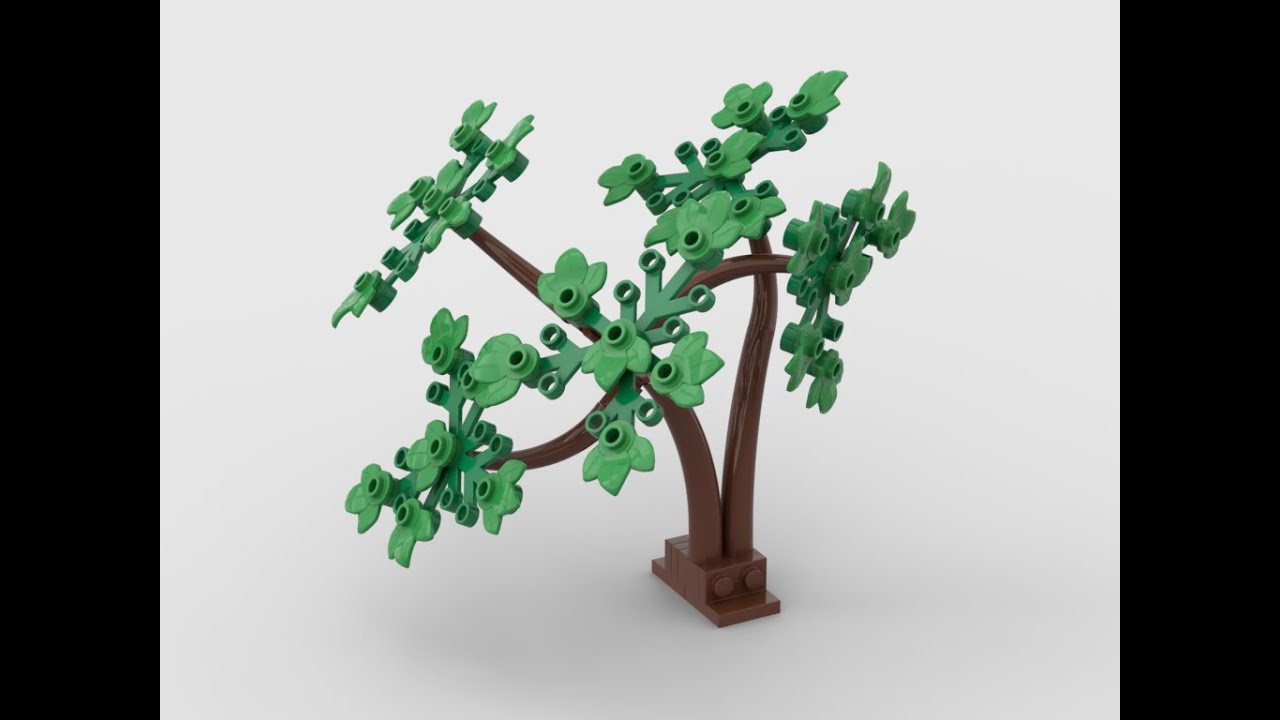 Lego MOC Tree instructions tutorial - YouTube