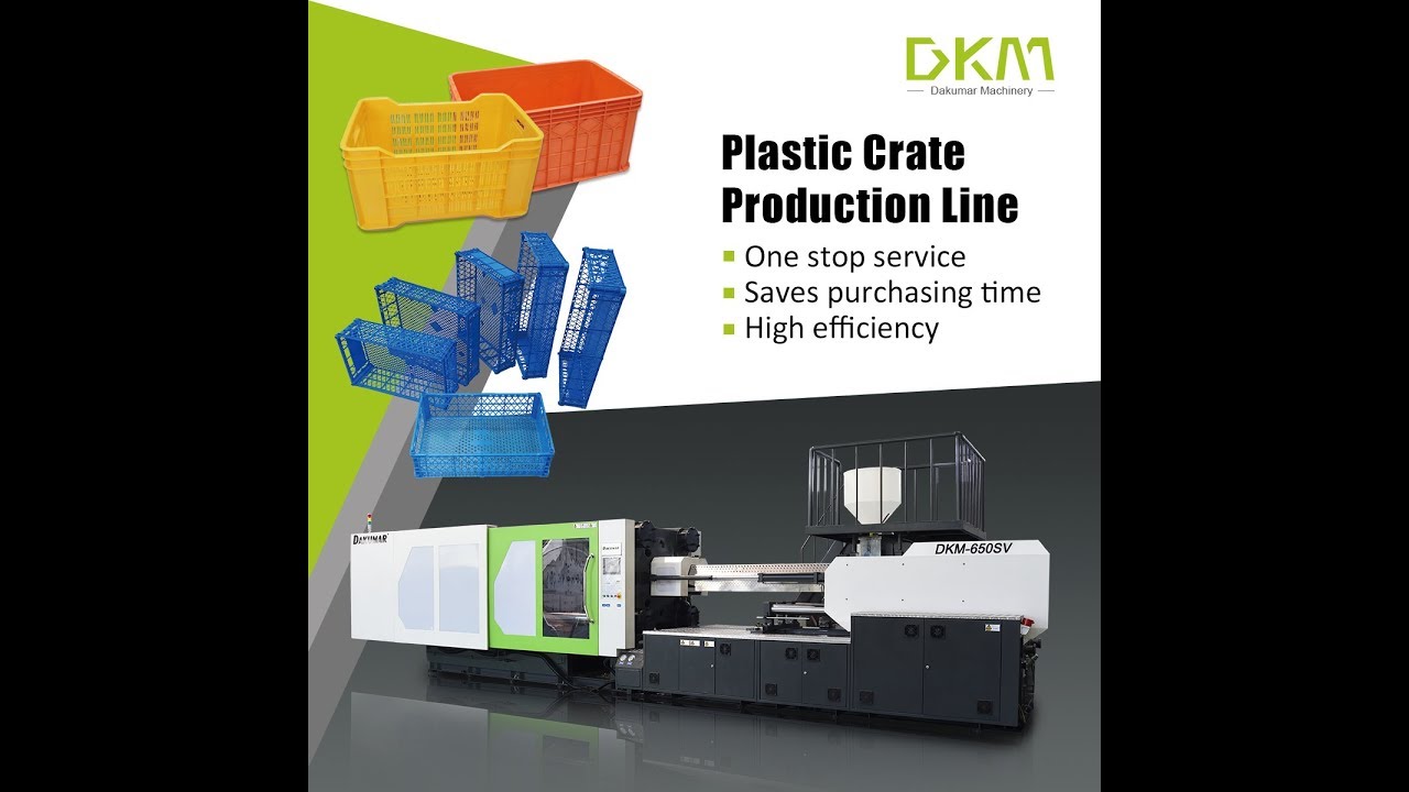 Plastic Crate Production Line: How to make plastic vegetable & fruit ...