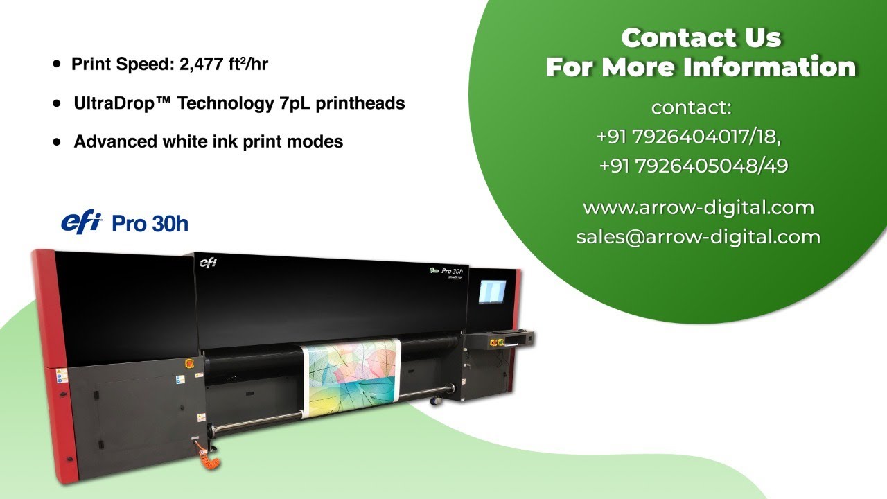 EFI Pro 30h | Wide Format Printer | Inkjet Printer | EFI 30h ...