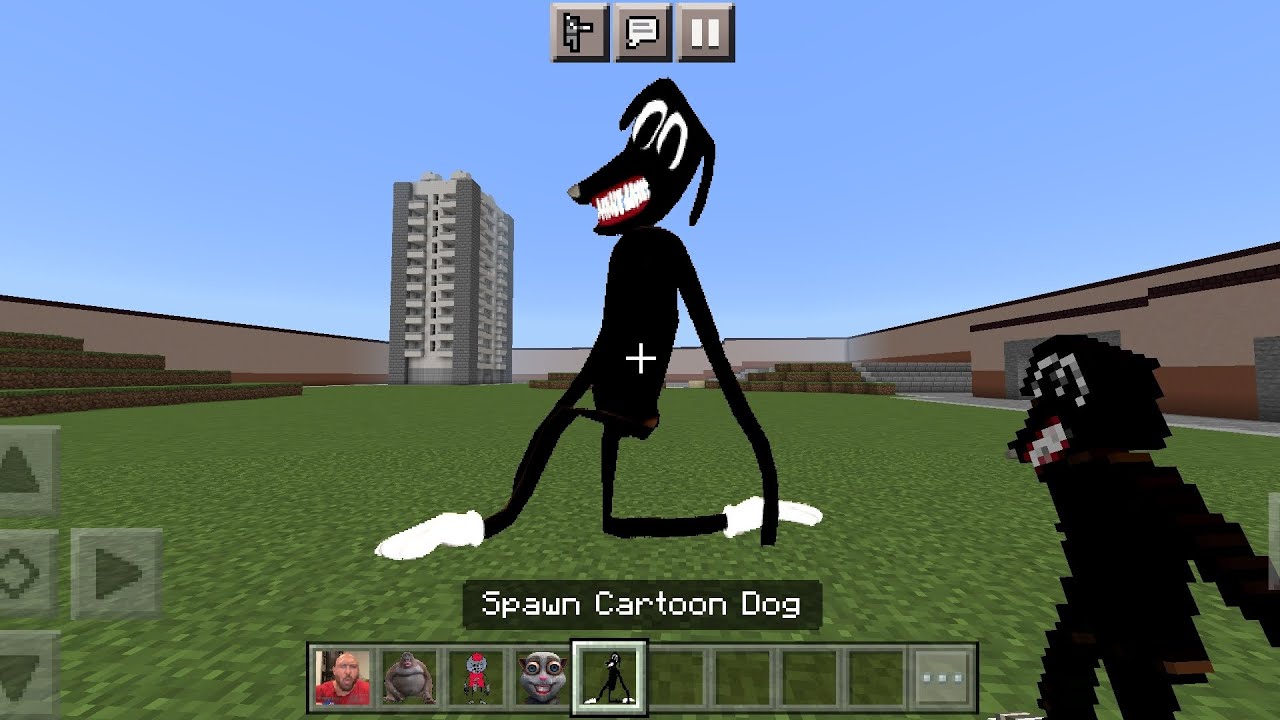 Cartoon Dog Nextbot Added in Minecraft PE | #memes - YouTube