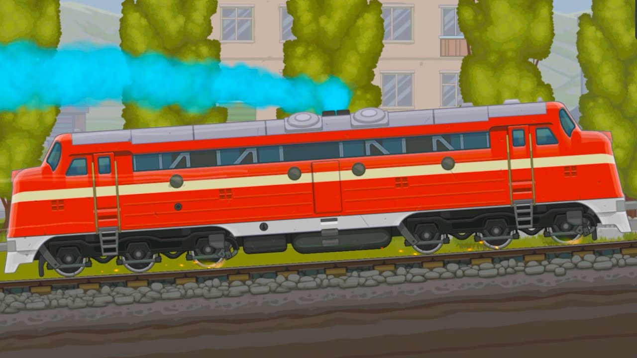 Поезд М61 Тепловоз в Train Simulator 2D #4 Шведский Локомотив на ...