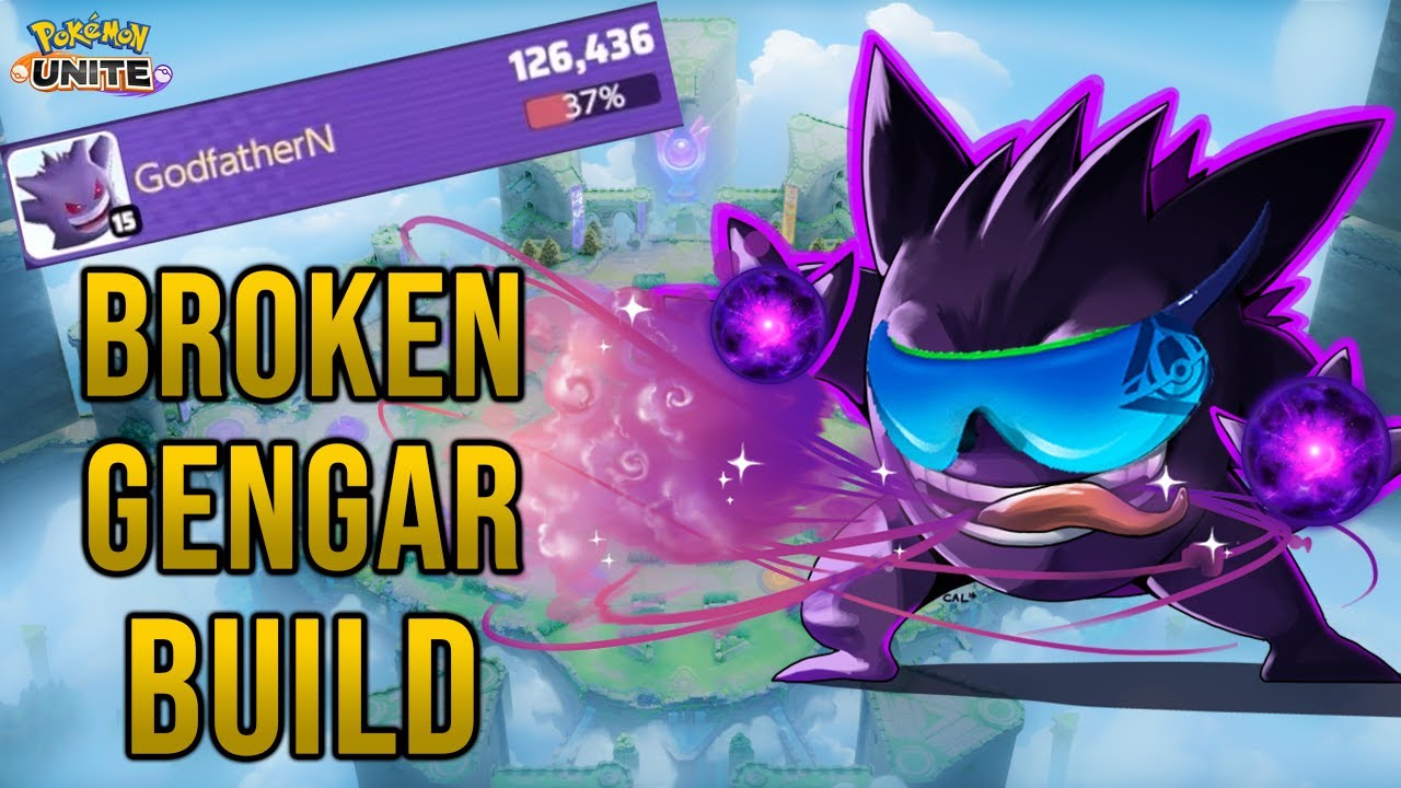 BEST GENGAR BUILD | DREAM EATER SHADOW BALL OP | POKEMON UNITE # ...