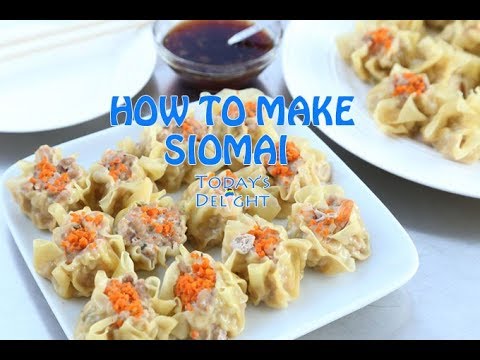 How to Make Siomai - Today's Delight - YouTube