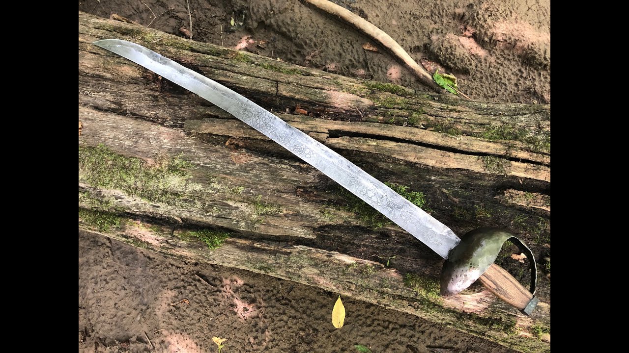 How to forge a pirate’s cutlass - YouTube