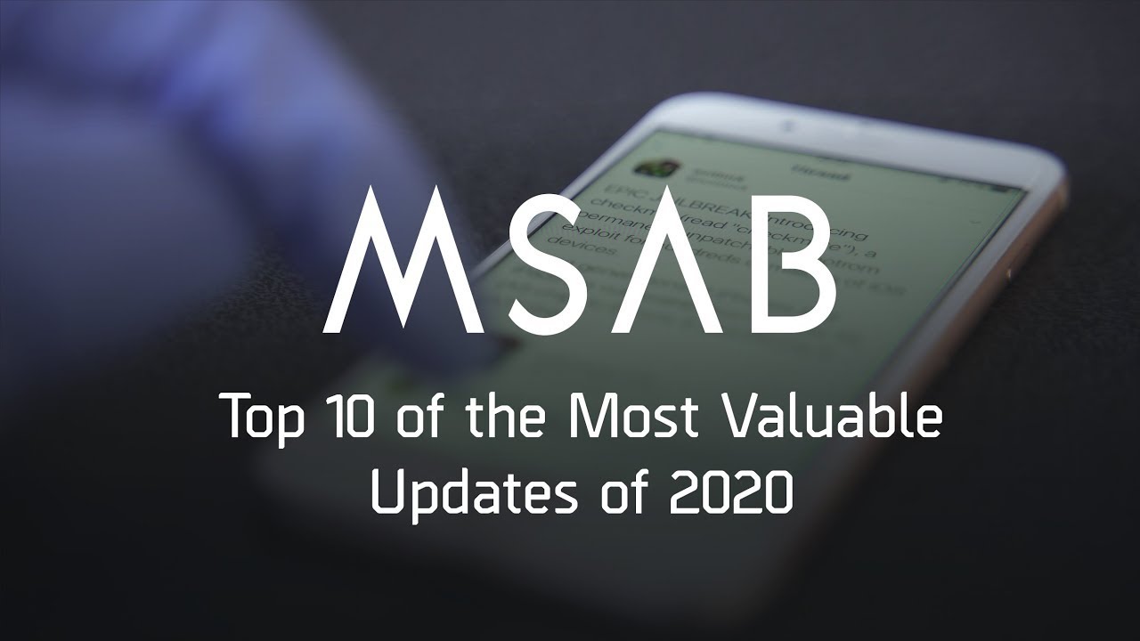 Top 10 of the Most Valuable Updates of 2020 - YouTube
