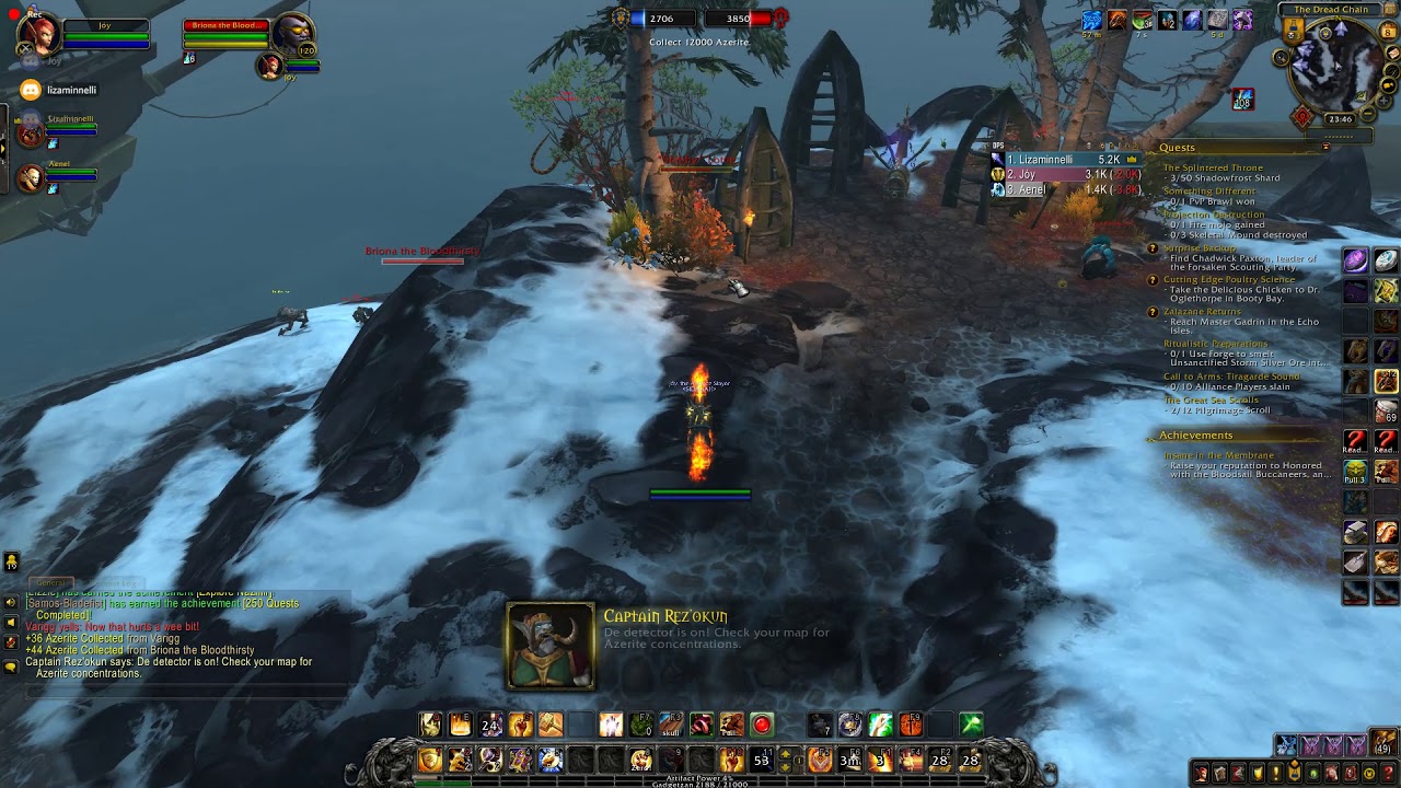 Mythic Dread Chain Island Expeditions protection paladin wow bfa - YouTube